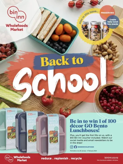 Back to School - Bin Inn Wholefoods Market
